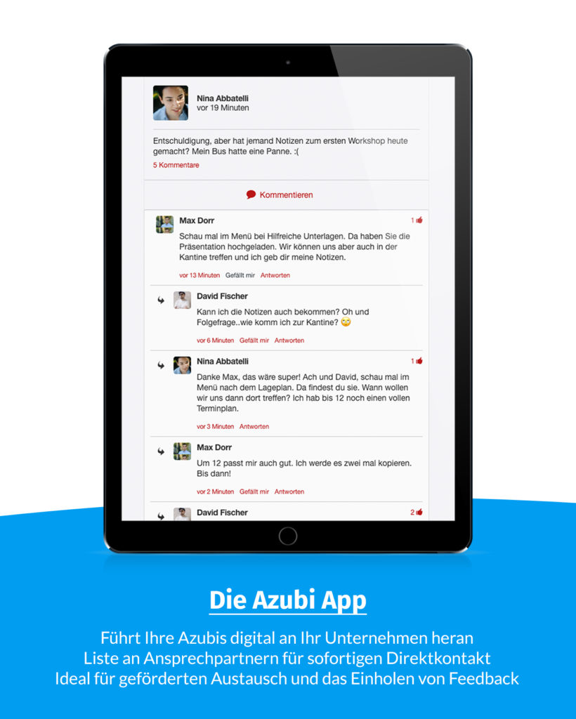 Apps im Einsatz – Die Azubi App - Mobile Employee App | Blog